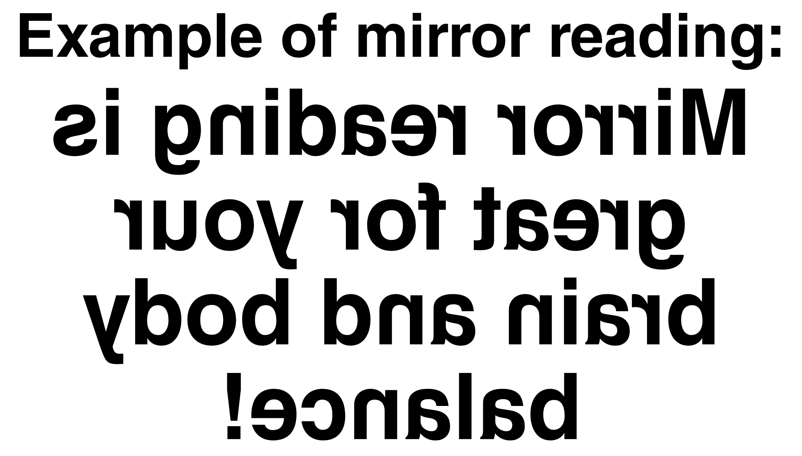 Mirror Reading – AmbiLife